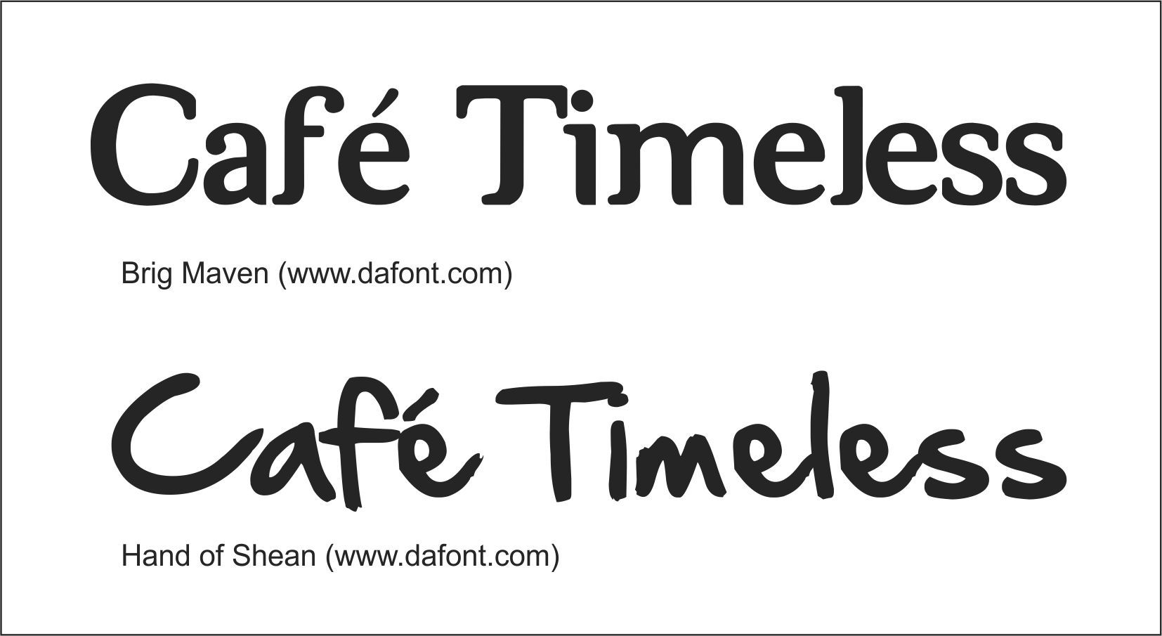Timeless Fonts For Logo